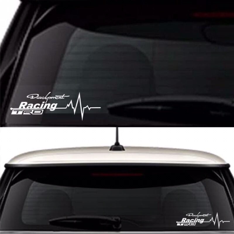 Jual sticker mobil stiker racing devolepment kaca mobil | Shopee Indonesia