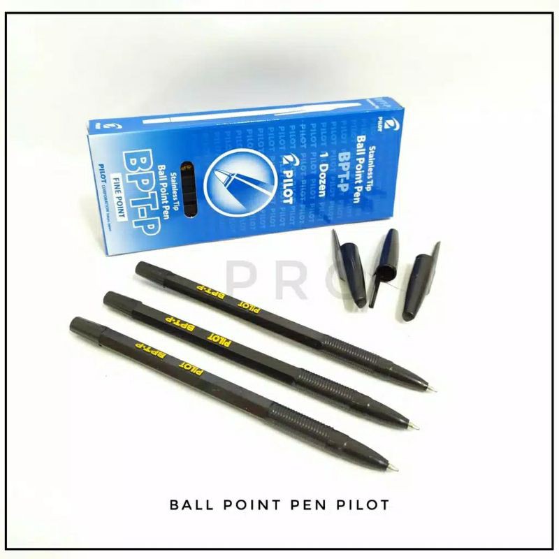 Jual PILOT BPT-P hitam bolpen pena bptp 1Pack / 12Pcs | Shopee Indonesia