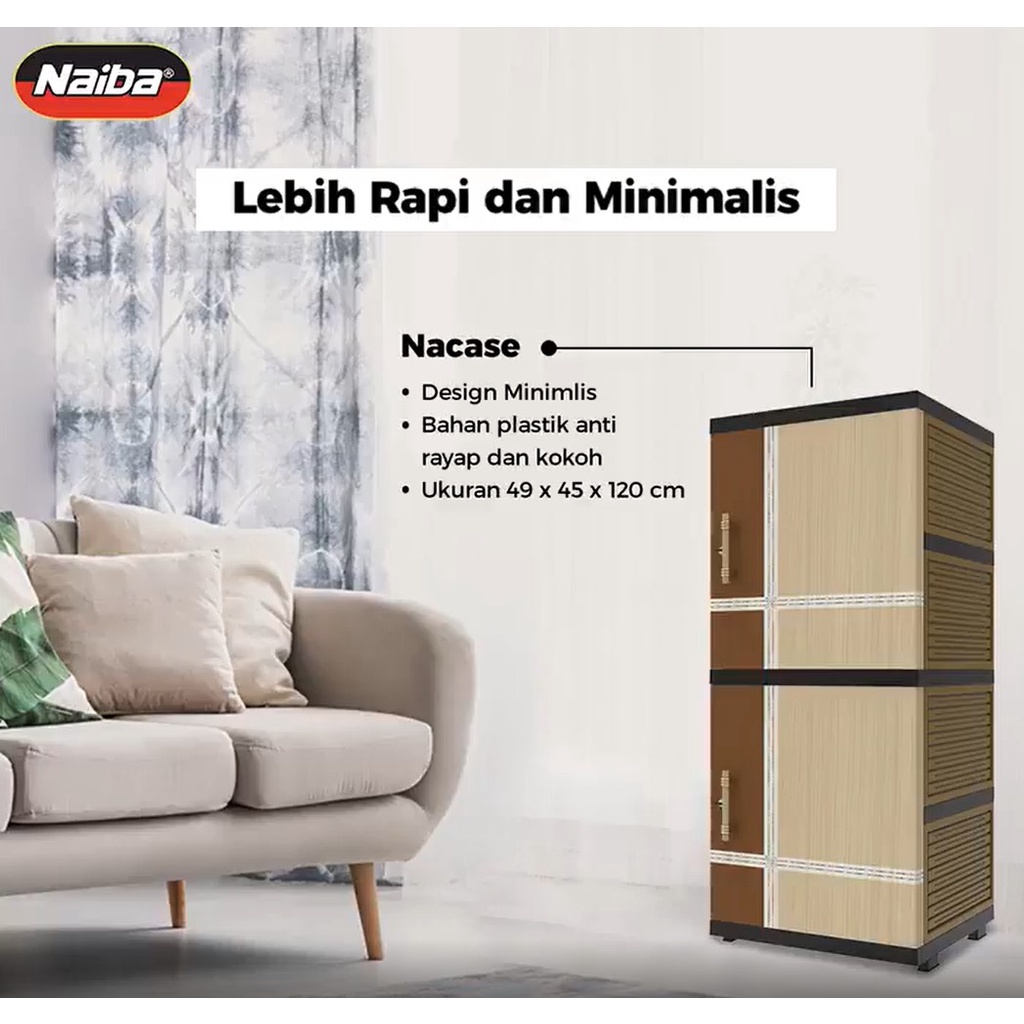 Jual Lemari Serbaguna Plastik Naiba Susun 4 (Naiba Nacase 7204 ...