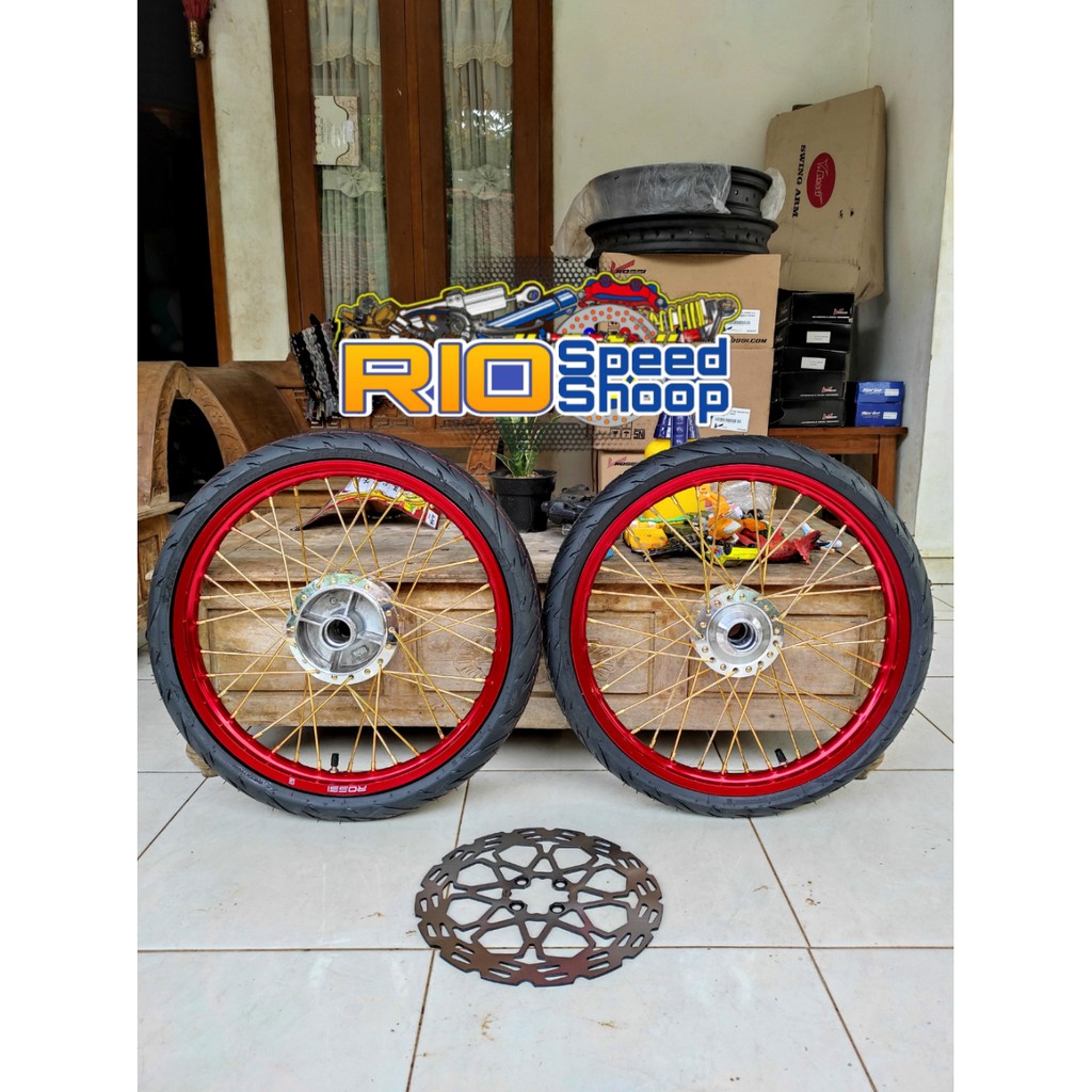Jual Velg Jari Jari Sonic Ring 17 Full Set Plus Ban | Shopee Indonesia