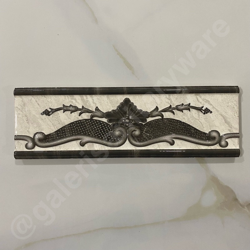 Jual List Keramik Dinding Timbul 8x25cm Import Aneka Rupa / List ...