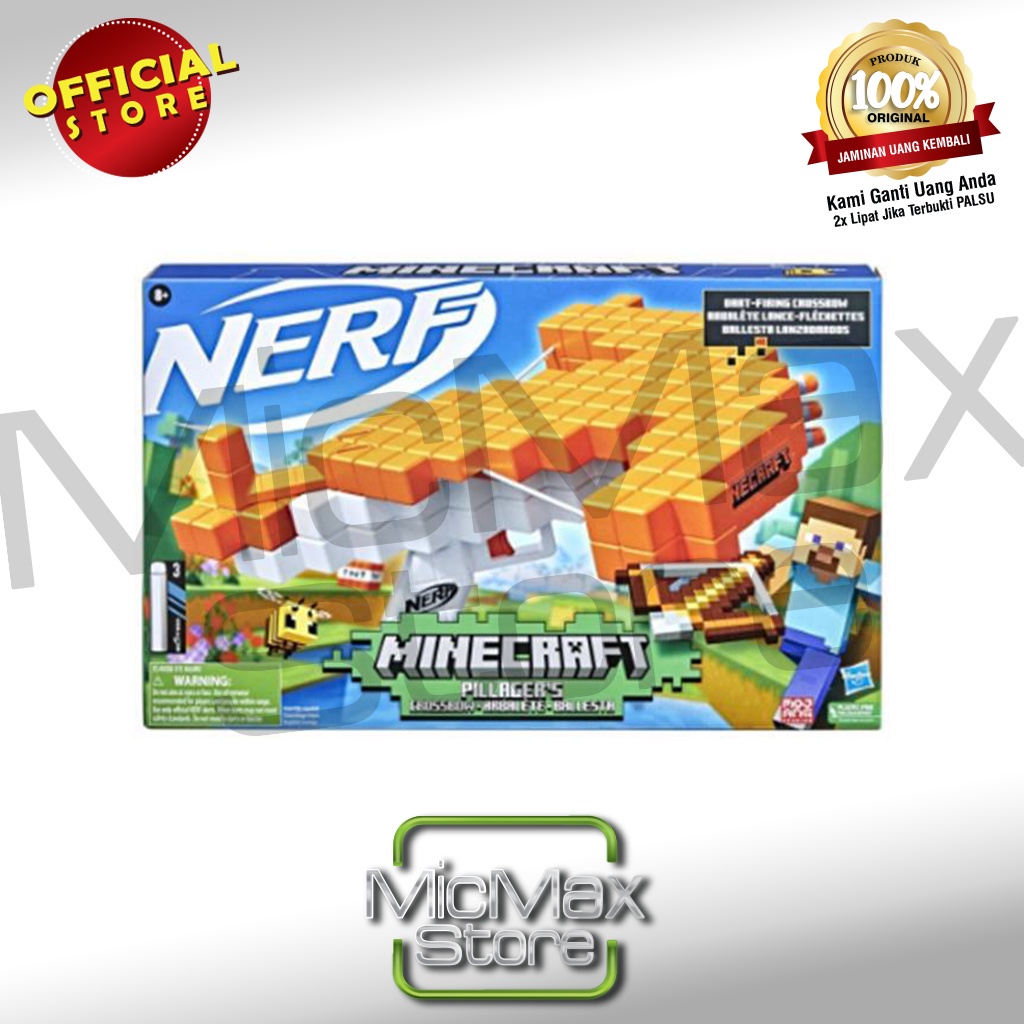 Jual Nerf Minecraft Pillager's Crossbow NRRF4418 | Shopee Indonesia