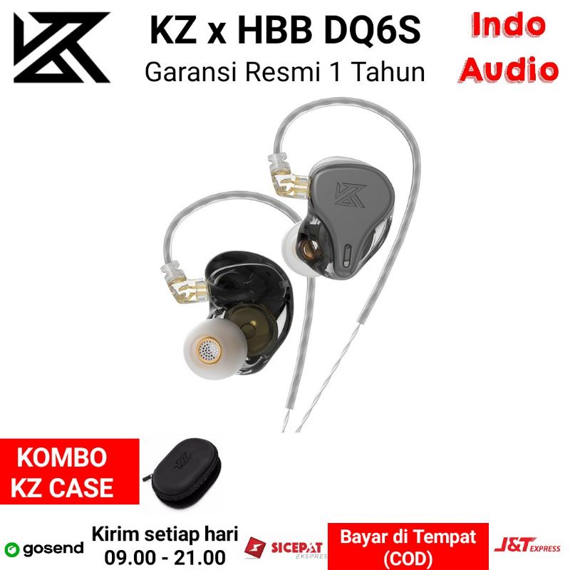 Jual KZ x HBB DQ6S KZ DQ6S KZ DQ6 In Ear Monitor Earphone Gaming ...