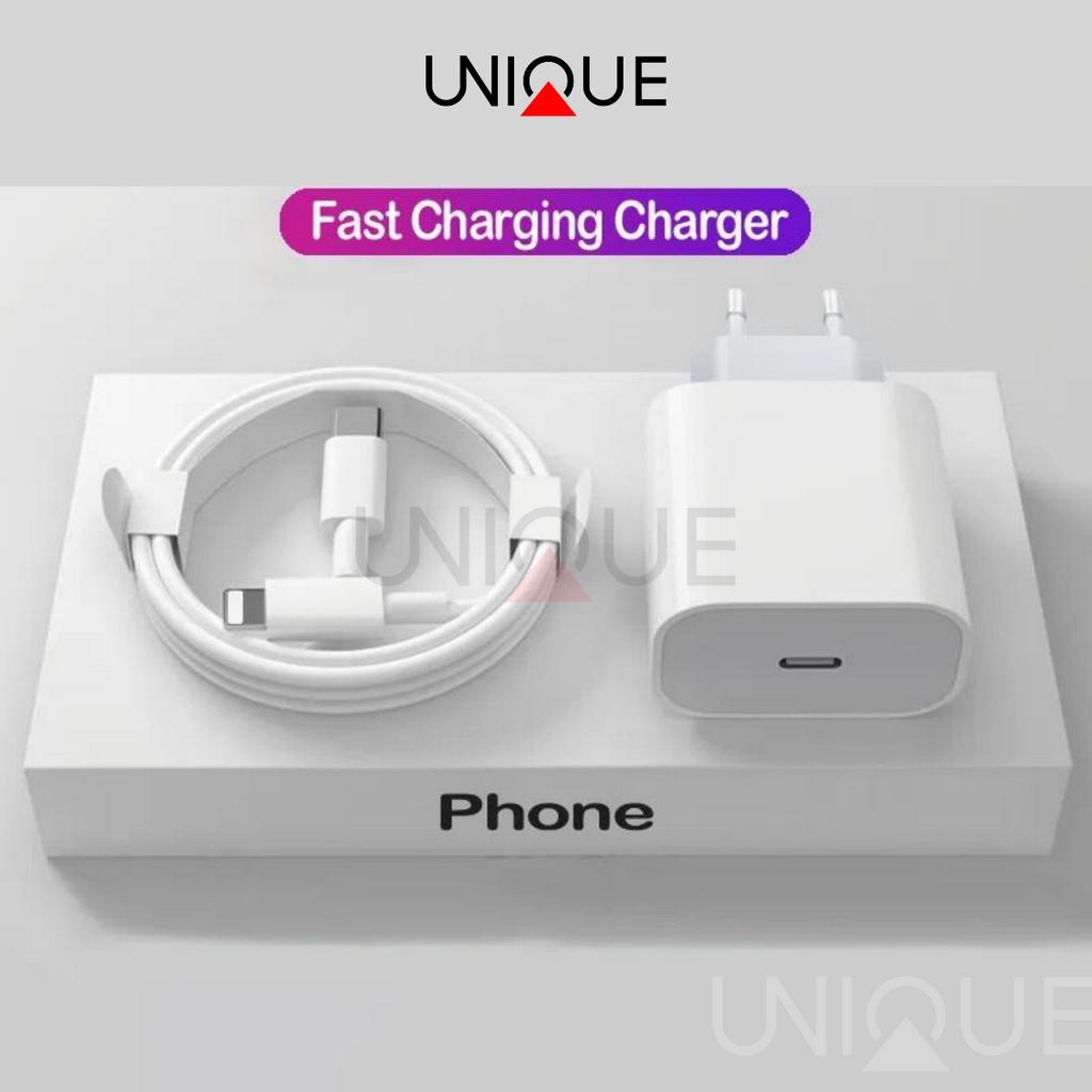 Jual UNIQUE Charger 1Set Kabel + Adaptor Fast Charging | Shopee Indonesia