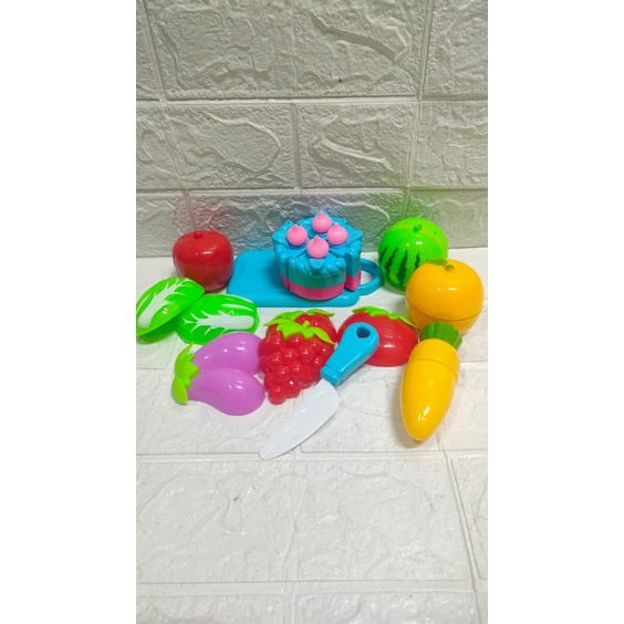 Jual MAINAN ANAK ANEKA BUAH DAN SAYUR POTONG MF20 | Shopee Indonesia