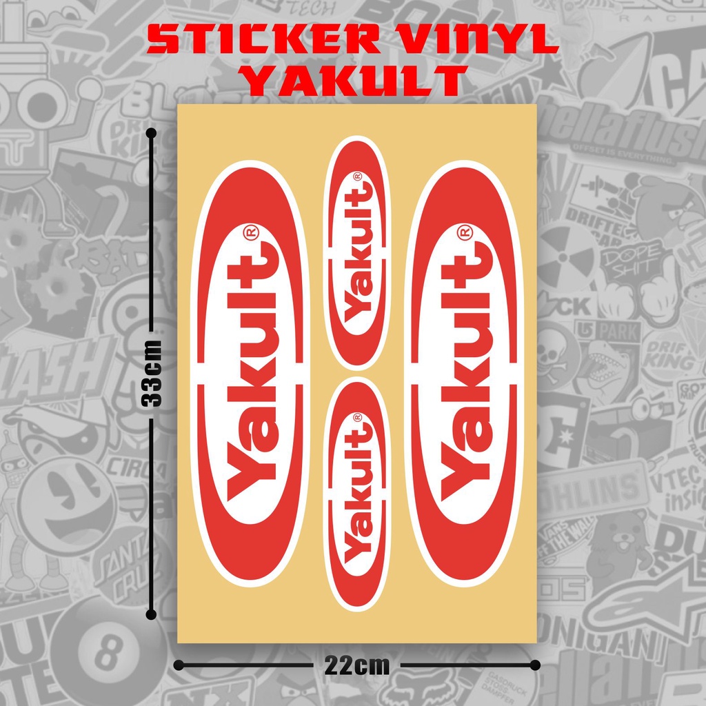 Jual STICKER PACK LOGO EMBLEM YAKULT | Shopee Indonesia
