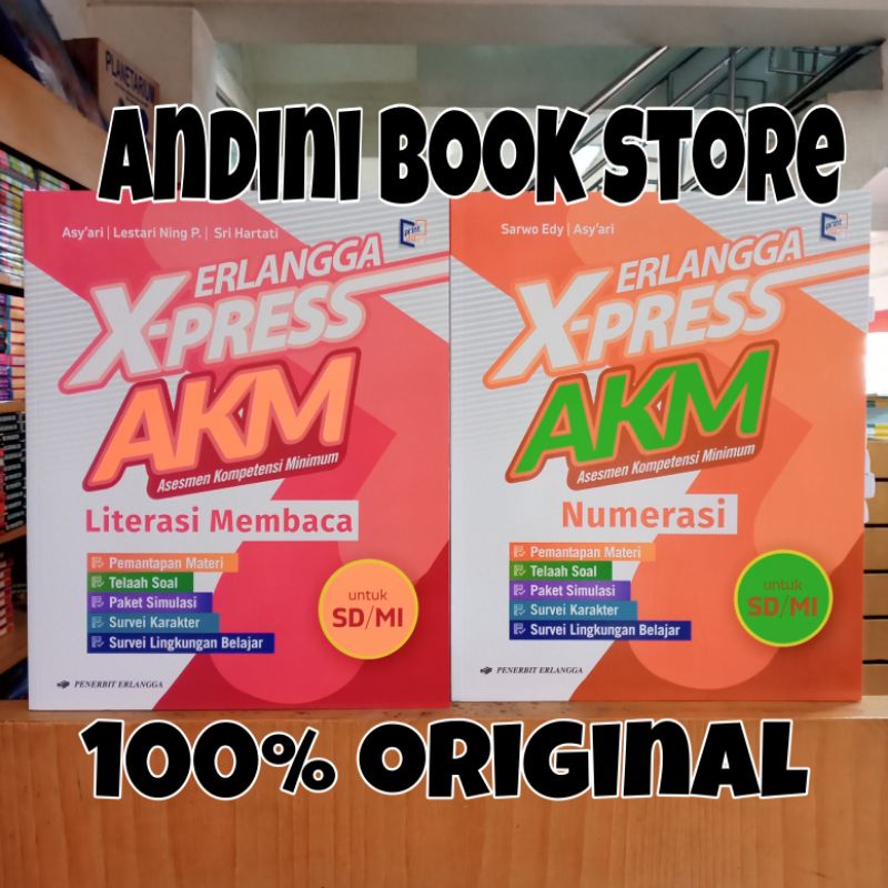 Jual BUKU ERLANGGA X-PRESS AKM LITERASI- NUMERASI UNTUK SD/MI | Shopee ... Jual BUKU ERLANGGA X-PRESS AKM LITERASI- NUMERASI UNTUK SD/MI | Shopee ...