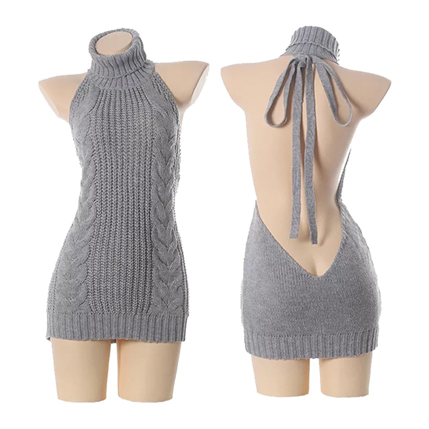 Jual LI-75 HQ japan virgin killer sweater cosplay costume viral sexy ...