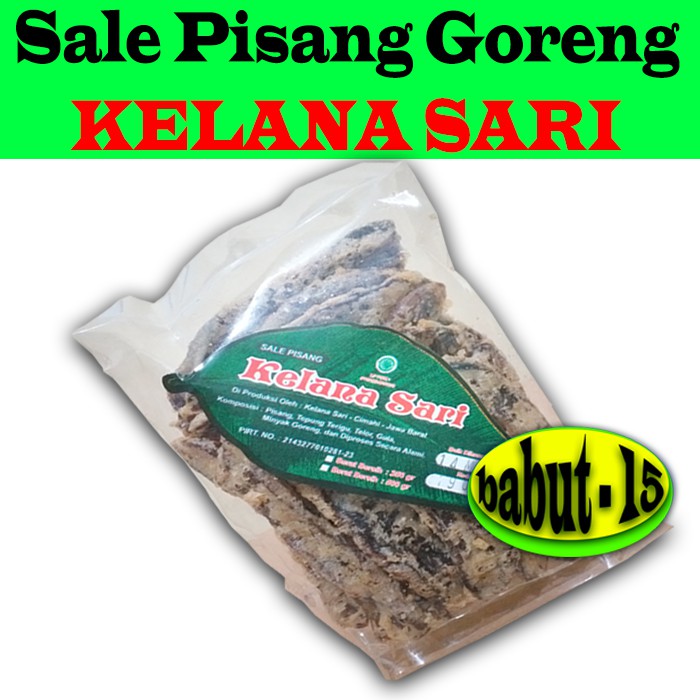 Jual Sale Pisang Goreng KELANA SARI Makanan Ringan Enak Halal Murah ...