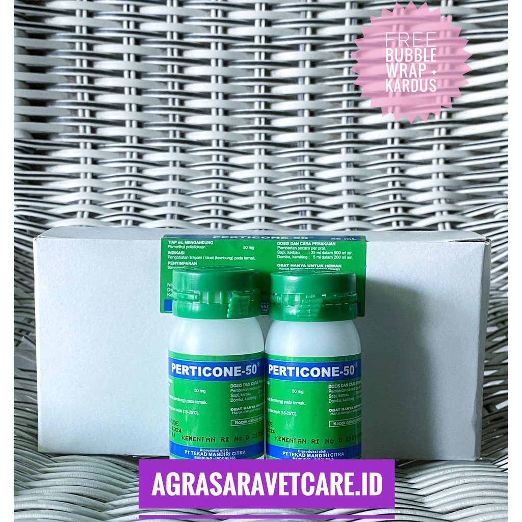 Jual PERMETHYL/ PERTICONE 5% DIMETICHONE- ANTI BLOAT/OBAT KEMBUNG SAPI ...