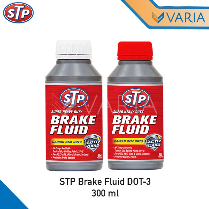 Jual STP Brake Fluid DOT-3 300 ml ActivGard Minyak Oli Rem Mobil Motor ...