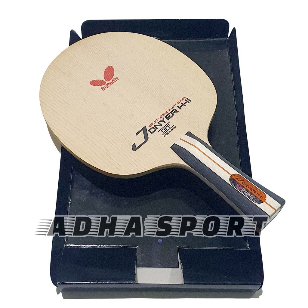 Jual ORIGINAL Butterfly Jonyer H II / H-II FL - Kayu Bet Pingpong Bat Tenis Meja | Shopee Indonesia