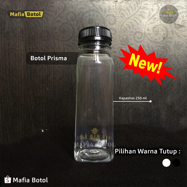 Jual Botol Plastik prisma kick kale kotak tebal Minum Minuman Almond ...