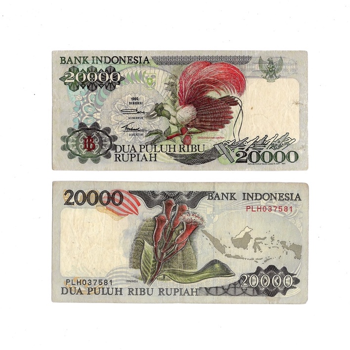 Jual Uang kuno Indonesia 20000 Rupiah Emisi 1992 | Shopee Indonesia