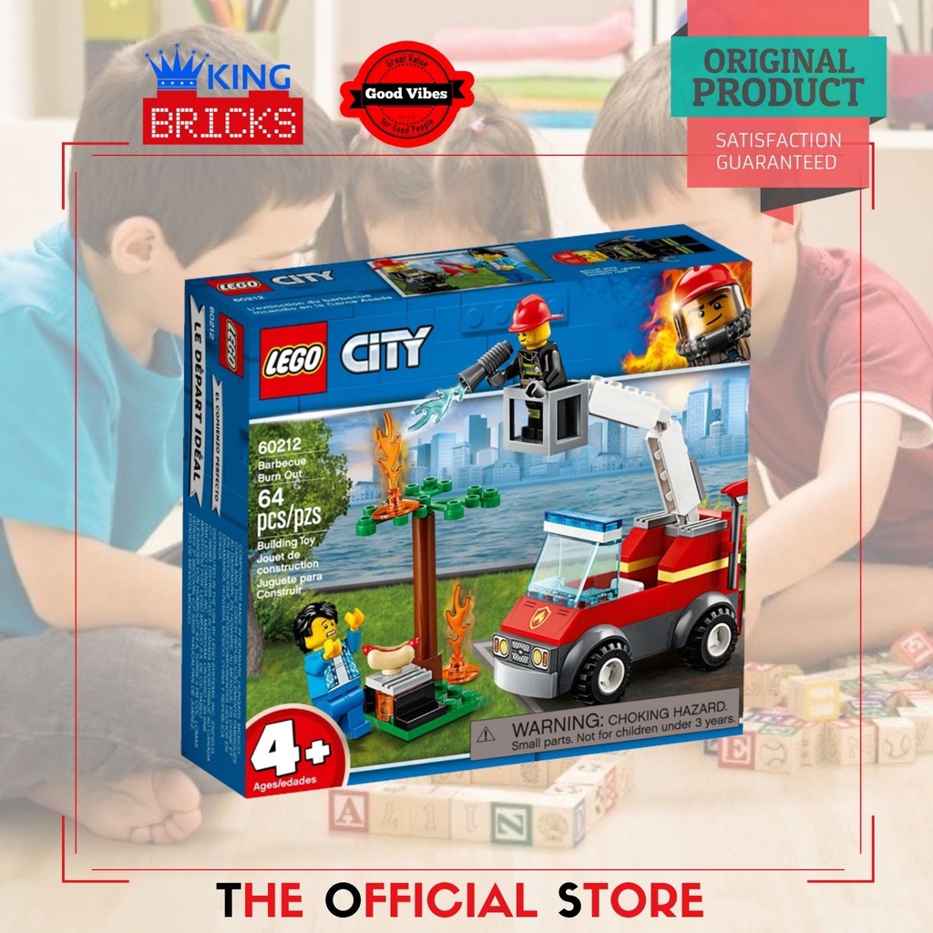Jual LEGO Original CITY 60212 Barbecue Burn Out - Mainan Anak Edukasi ...