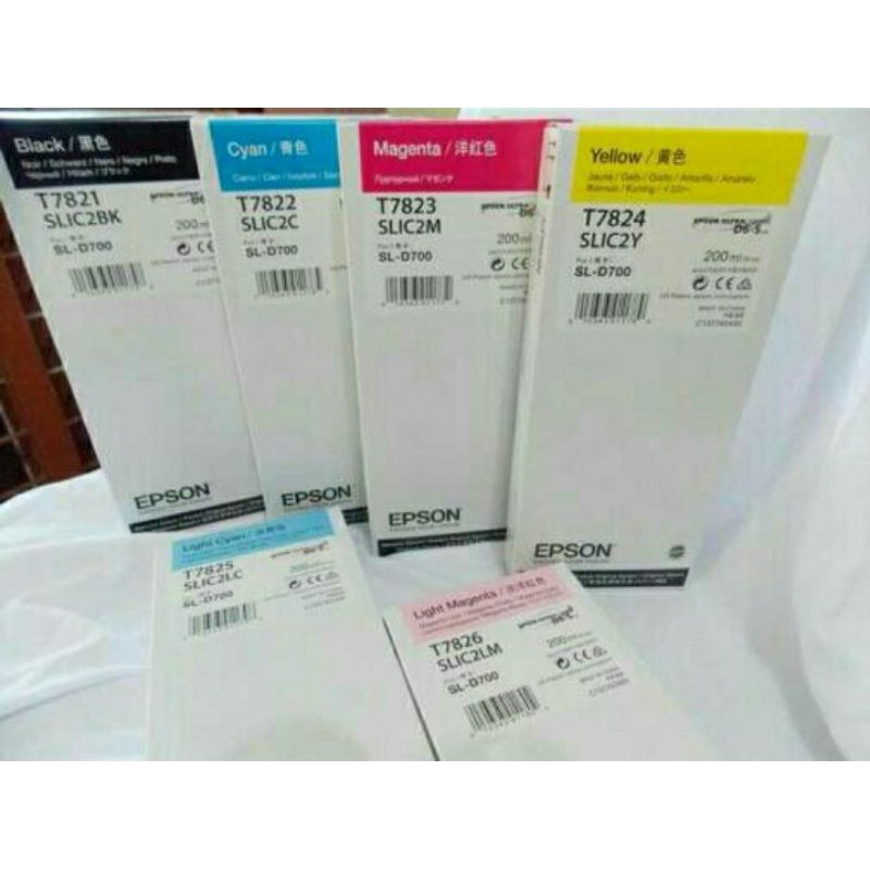 Jual Tinta Original Epson D700 / Surelab D700 Tinta Epson T782 | Shopee ...