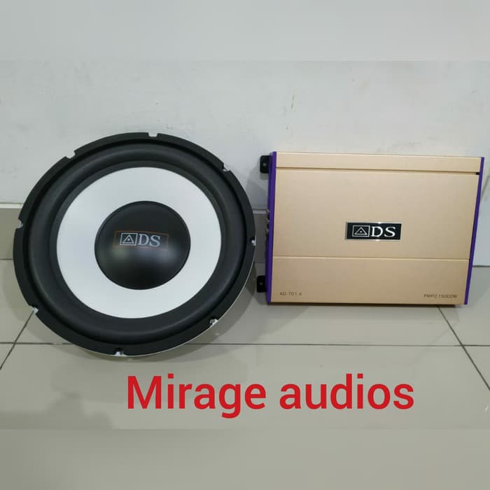Jual PAKET AUDIO SUBWOOFER ADS 12 INCH PLUS POWER ADS 4 CHANNEL ...