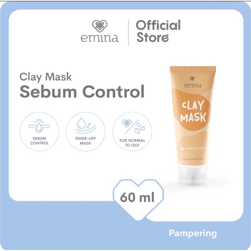 Jual Emina Clay Mask Sebum Control | Shopee Indonesia