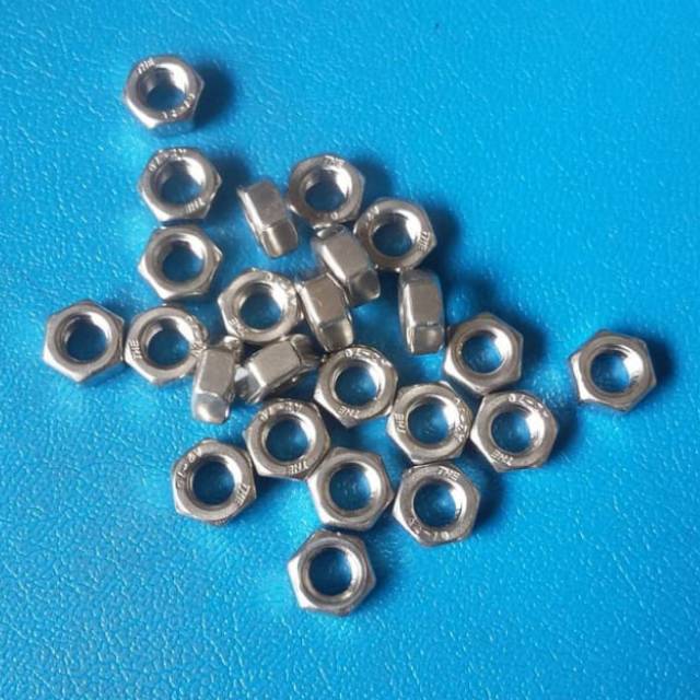 Jual Mur stainless 4mm / 5mm / 6mm | Shopee Indonesia