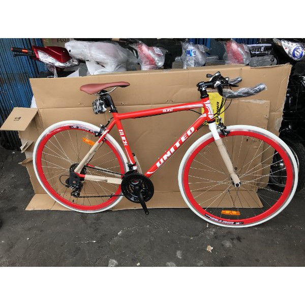 Jual Sepeda Fixie Hybrid 700c United Slick 71 Alloy | Shopee Indonesia