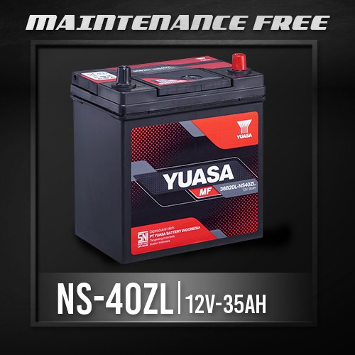 Jual Yuasa Aki Mobil NS40ZL-MF 100% ORIGINAL | Shopee Indonesia