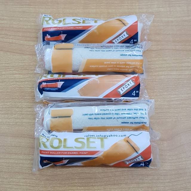 Jual BULU KUAS ROLL MINI EPOXY ROLSET 4" | Shopee Indonesia