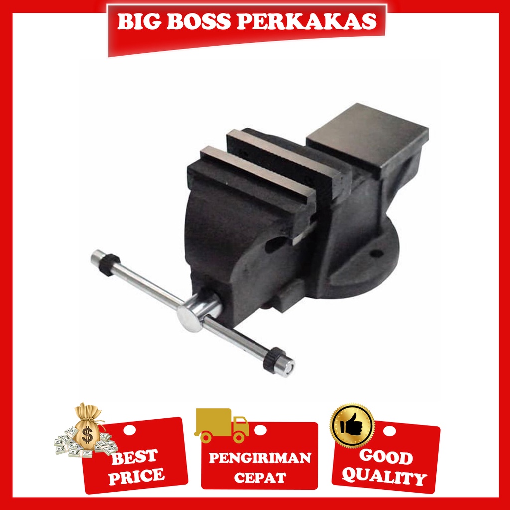 Jual TEKIRO BENCH VISE STEEL BODY 5 INCH / CATOK /RAGUM/TOOLS/ALAT ...