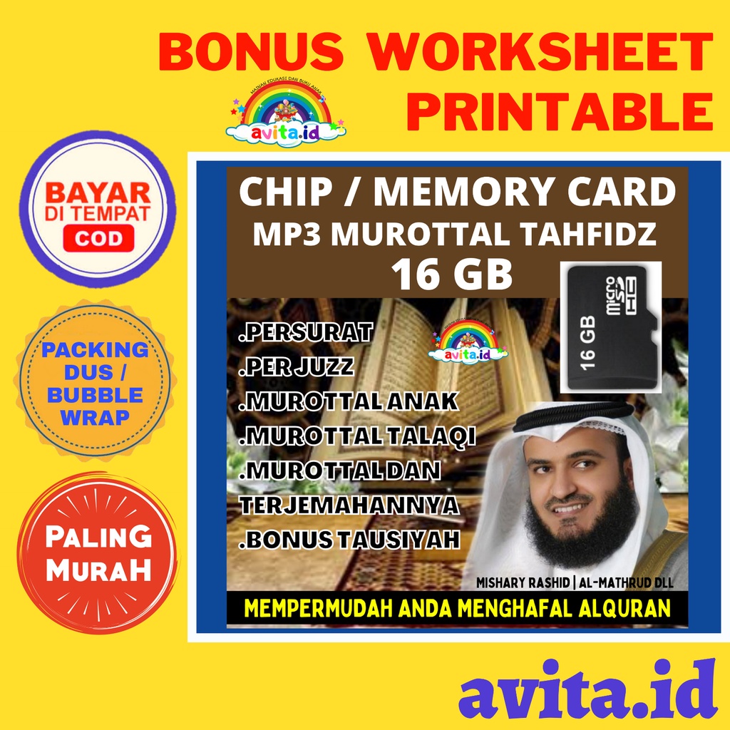 Jual avita.id Chip / Memory Card Murottal Murotal Murattal ALQUR'AN ...