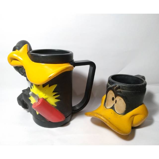 Jual Mug Daffy Duck Gelas Bebek Hitam Rare Toy Vintage Klasik Jadul ...