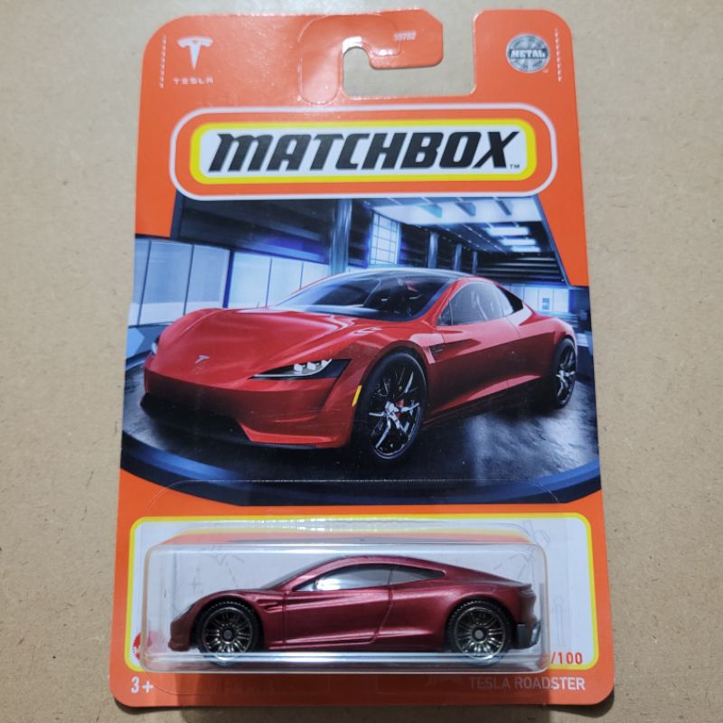 Jual MATCHBOX TESLA ROADSTER / TESLA [ RED ] | Shopee Indonesia