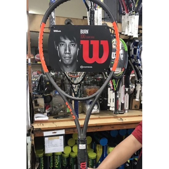 Jual Raket Tenis Wilson Burn 100 Countervail Berat : 300g 100" / Tennis ...