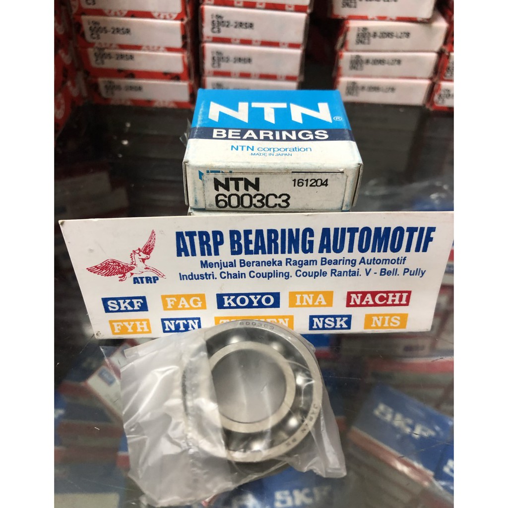 Jual BALL BEARING 6003 C3 NTN JAPAN ORIGINAL | Shopee Indonesia