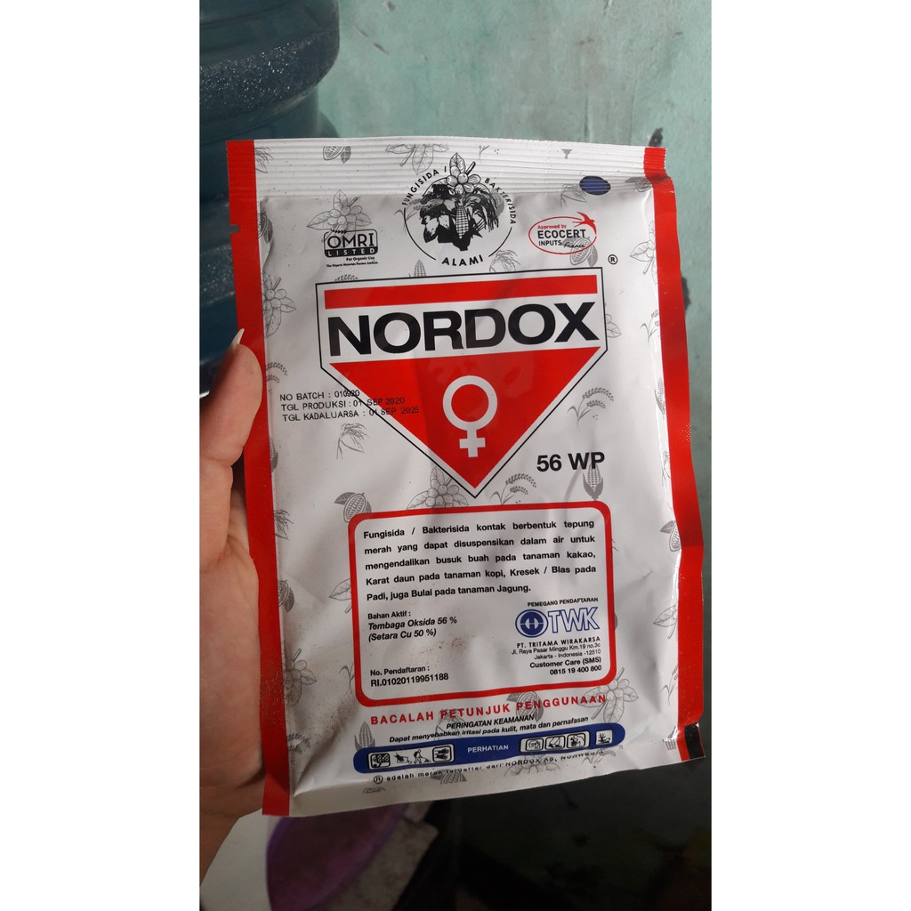 Jual Fungisida Bakterisida NORDOX 100 gr 100 gram 56WP | Shopee Indonesia