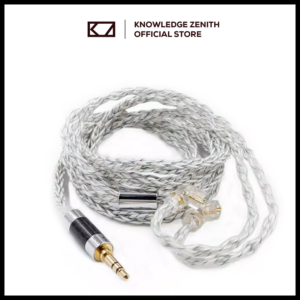 Jual KZ Cable 784 Cores HiFi Oxygen Free Copper Silver Plated Upgrade ...