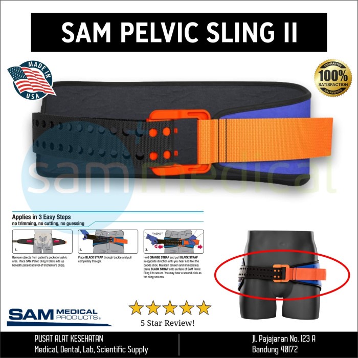 Jual SAM Pelvic Sling II / Pelvis Pinggul Supporter Tulang (100% ...