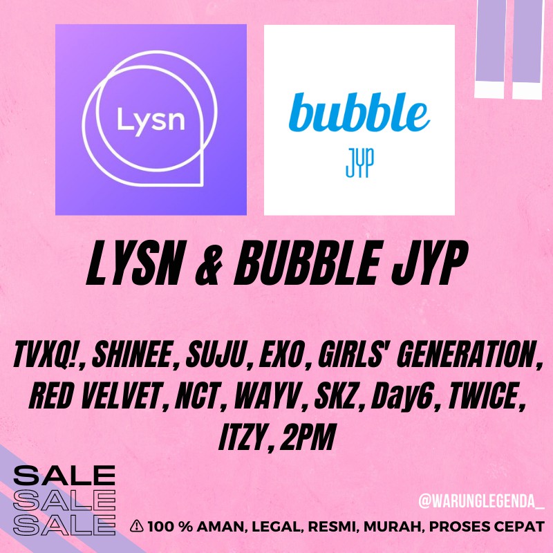 Jual LYSN & BUBBLE WAYV, EXO, NCT, SKZ, DAY6 Dll | Shopee Indonesia