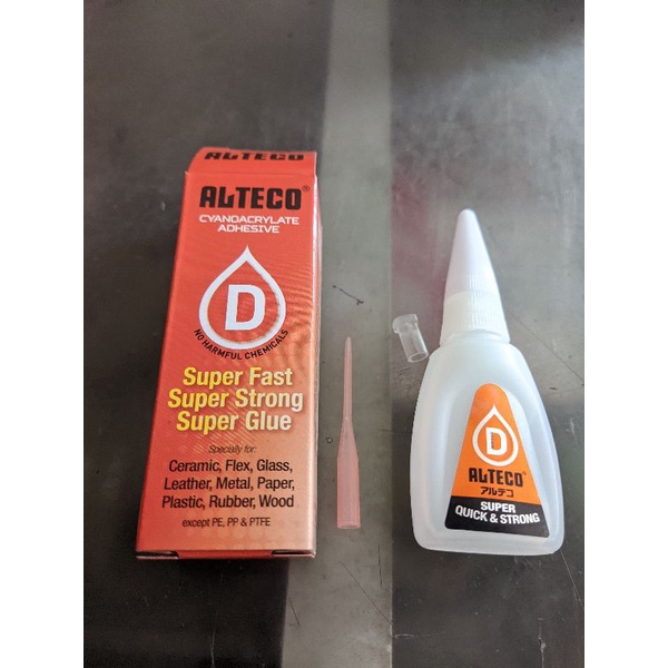 Jual Lem Alteco 20g asli Jepang type D super cepat kuat rekat dari lem G lem korea (B) | Shopee ...