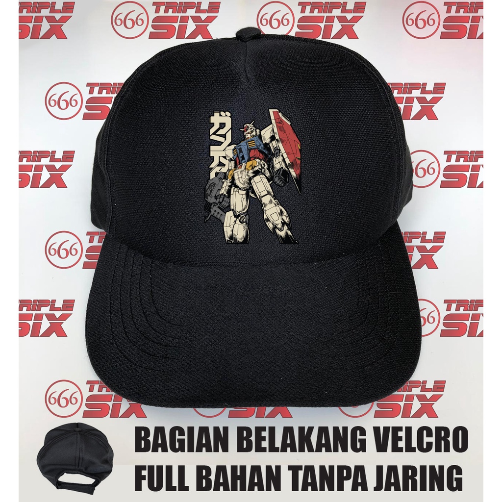 Jual Topi baseball Velcro Mobile Suit Gundam RX 78 Jepang | Shopee ...