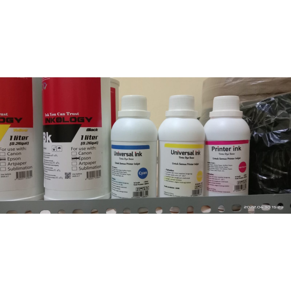 Jual Tinta Universal 250 ml Printer Epson L300 L310 L350 L355 L360 L365 ...