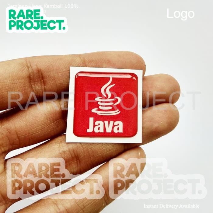 Jual JAVA Emblem Stiker Resin Aksesoris Casing PC dan laptop MURAH ...