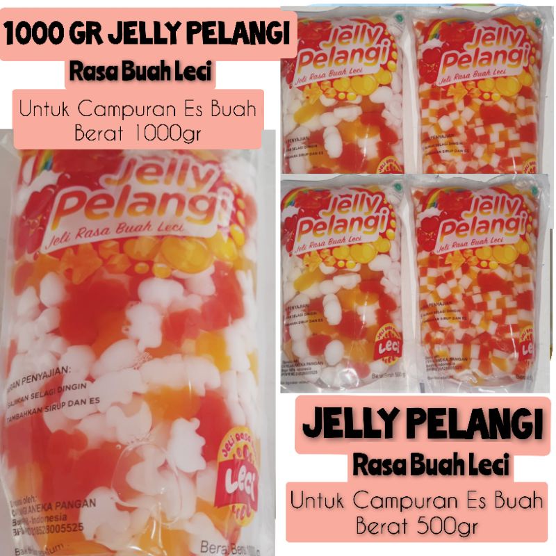 Jual Jelly Pelangi (Campuran ES BUAH) | Shopee Indonesia