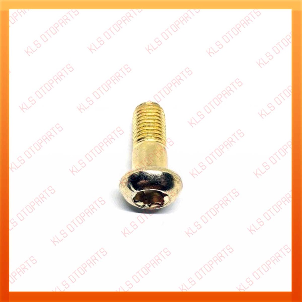Jual BAUT Bintang M10x25 GOLD Kepala babi yamaha Mio mx baut 14 10x25 10mm | Shopee Indonesia