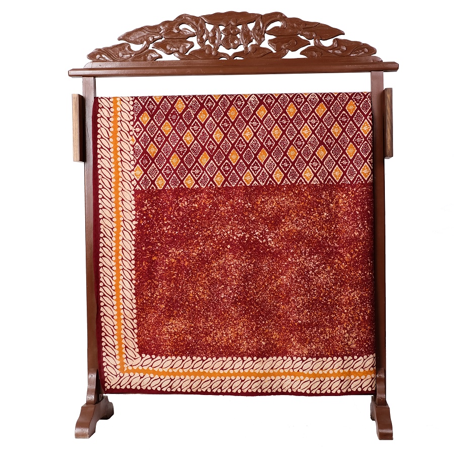 Jual BATIK TRUSMI Bahan Kain Batik Cap Dobby 3D Kombinasi Parang ...