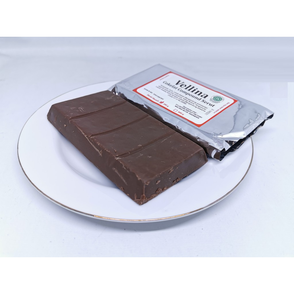 Jual Vellina Coklat Blok Compound Khusus Serut Parut Halal 250gr ...
