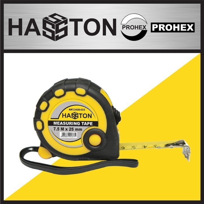 Jual Hasston Prohex Meteran 5m Roll 5 Meter x 19mm 3420-022 | Shopee ...