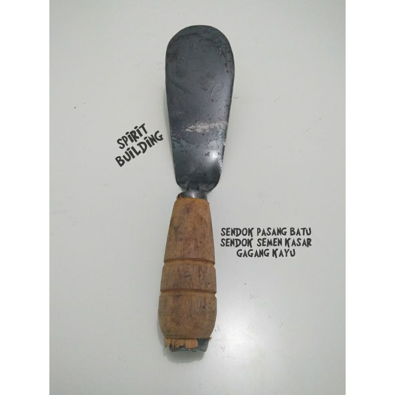 Jual SENDOK PASANG BATU SENDOK SEMEN KASAR GAGANG KAYU | Shopee Indonesia