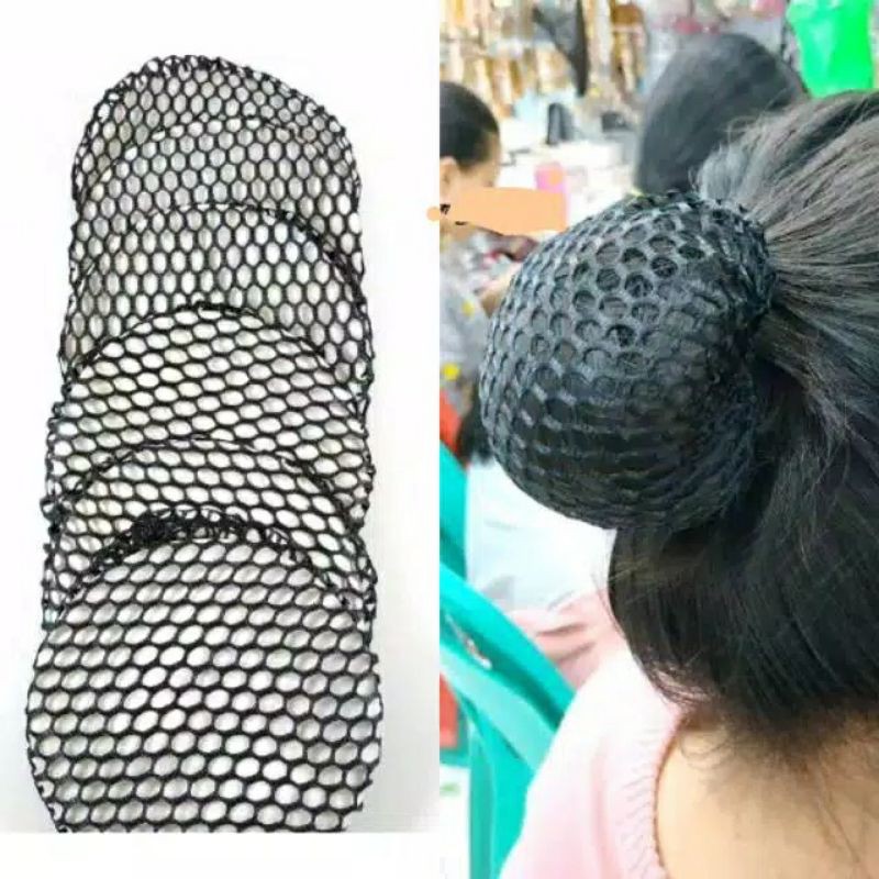 Jual HAIRNET JALA HITAM POLOS | Shopee Indonesia