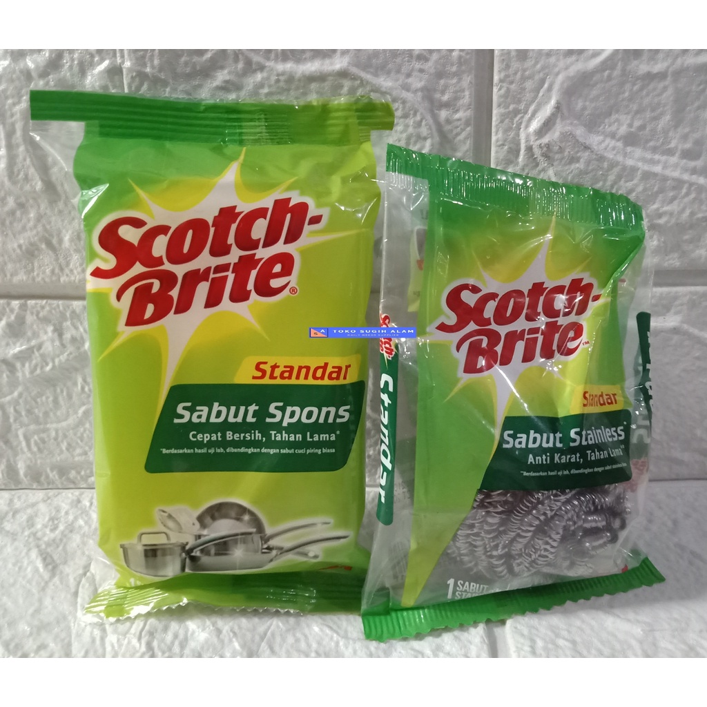 Jual SCOTCH BRITE SPONS DAN KAWAT/STAINLESS | Shopee Indonesia