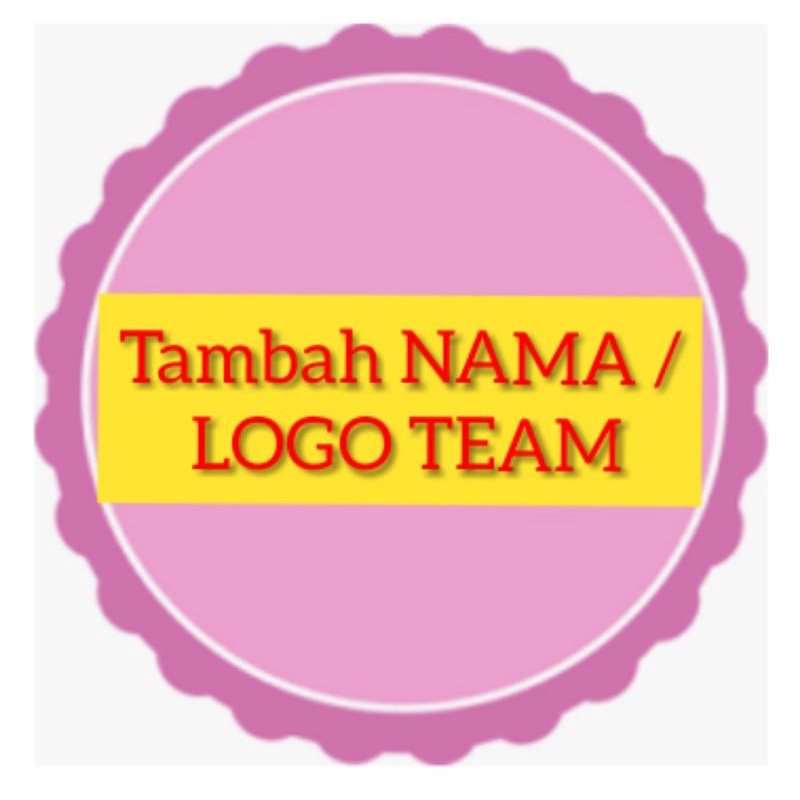 Jual TAMBAH NAMA & LOGO TEAM | Shopee Indonesia