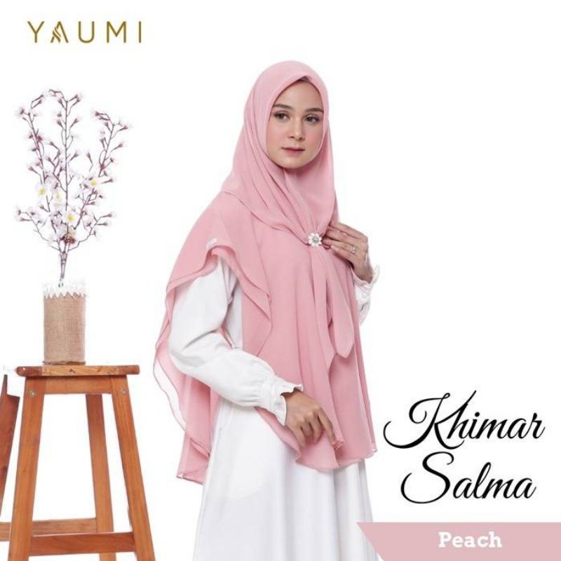 Jual Yaumi Hijab Khimar Salma | Shopee Indonesia